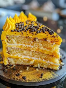 Yellow Velvet Cake - Delectable Recipe