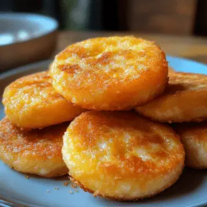 Fried Cornbread Southern Cornmeal Hoecakes - Delectable Recipe