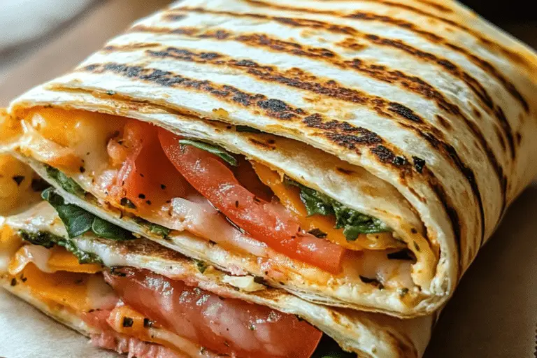 Italian Sandwich Wrap Recipe - Delectable Recipe