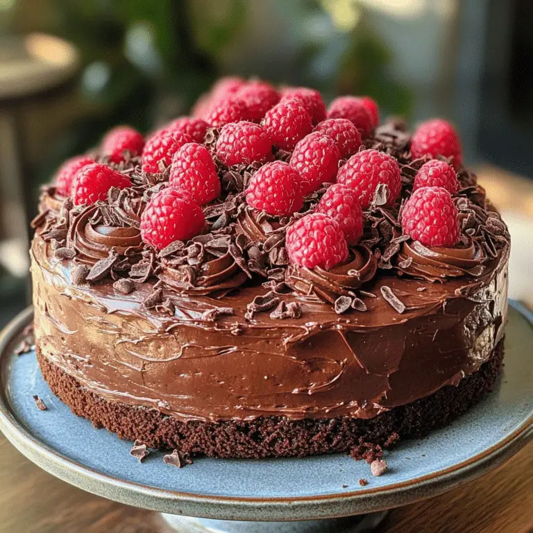 Chocolate Raspberry Cake Recipe - Delectable Recipe