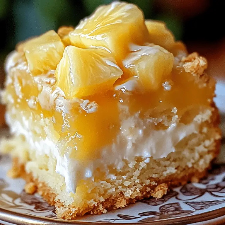 Pineapple Heaven Cake Recipe - My Grandma's Pie - Delectable Recipe