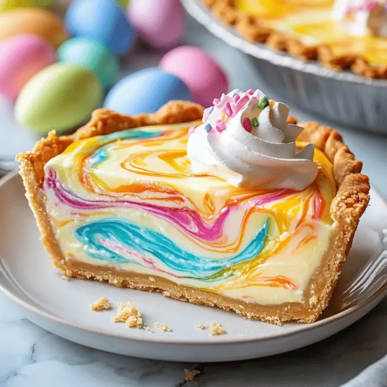 Easter Swirl Pie Recipe - Delectable Recipe