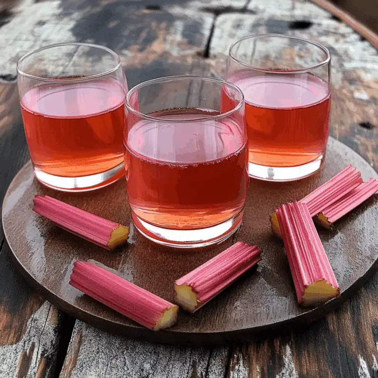 Rhubarb Liqueur Recipe - Delectable Recipe