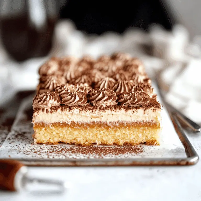 Coffee Tiramisu Cake - Delectable Recipe